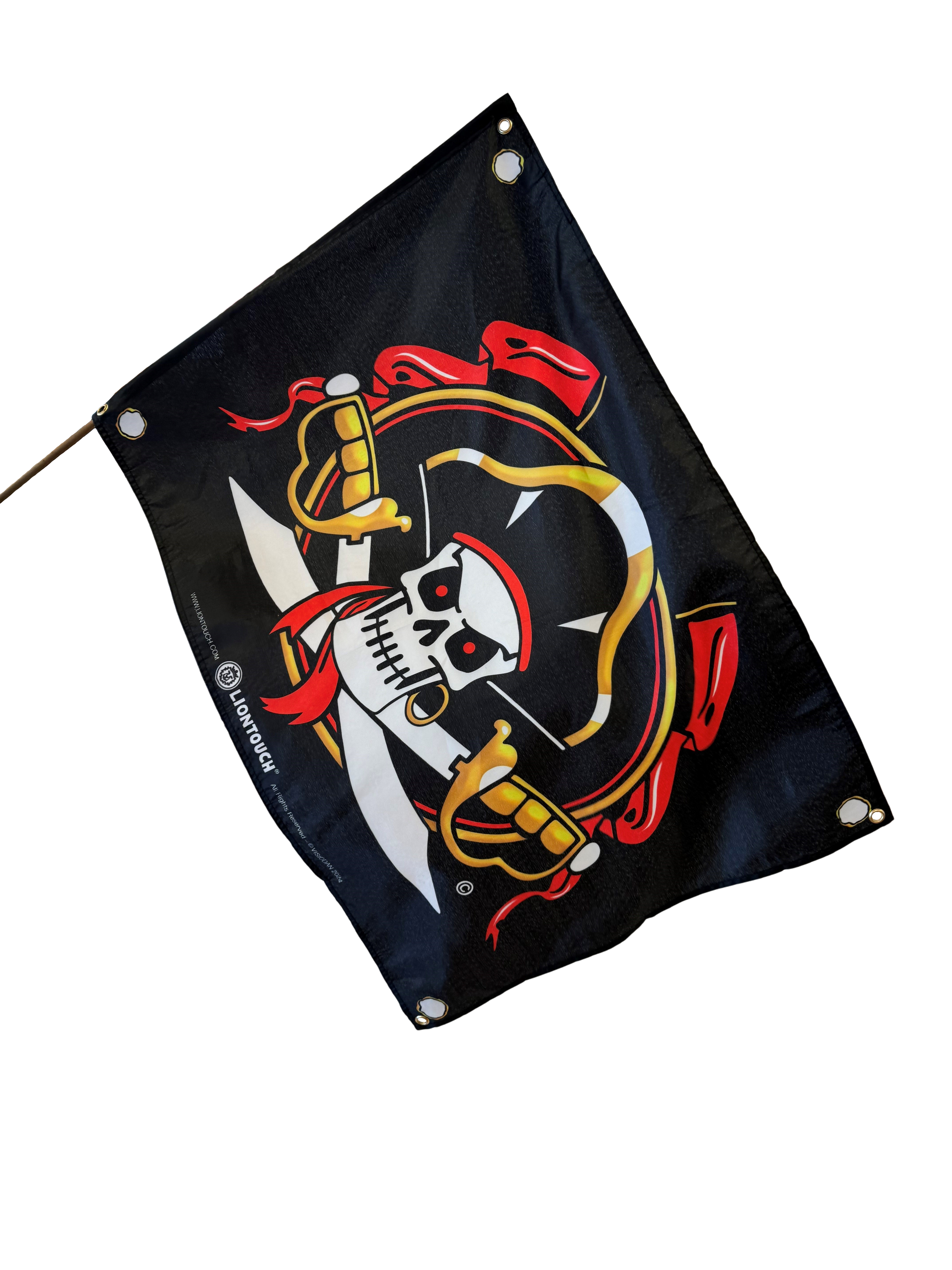 Captain Cross’ Pirate Flag - Durable High-Quality Pirate Symbol – Liontouch