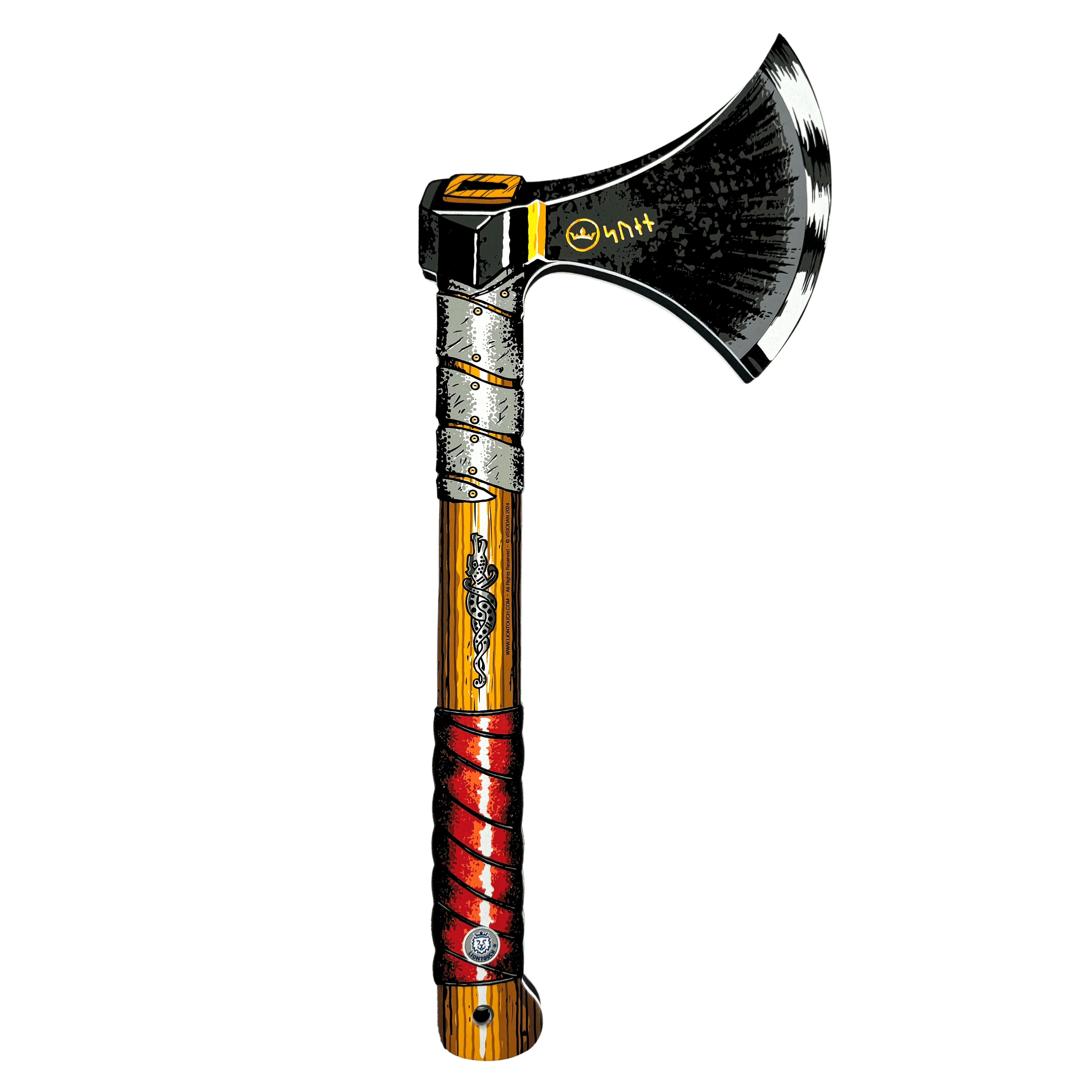 Liontouch Viking Sven Axe | Authentic Foam Axe for Kids' Viking Play