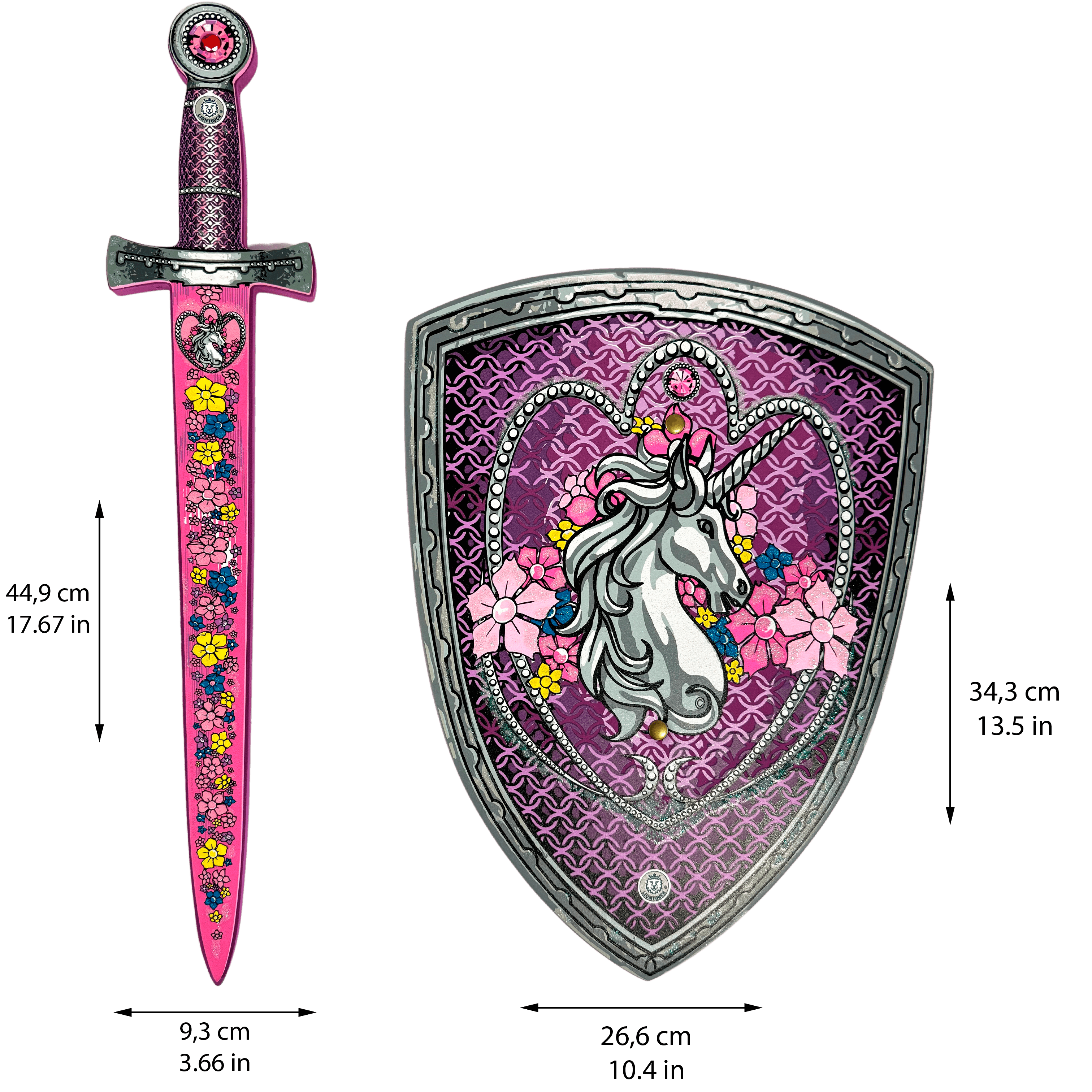 Unicorn Princess Sword and Shield Set | Liontouch Magical Toy for Kids