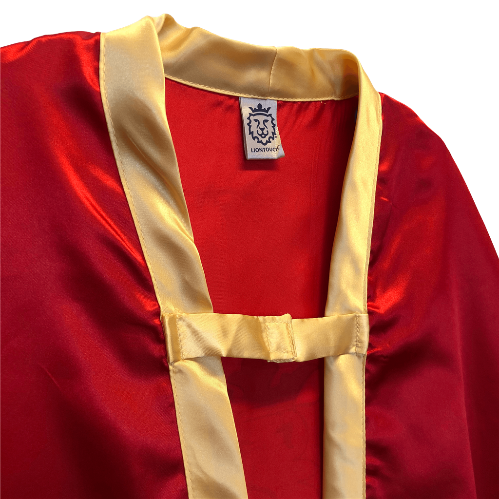 Experience an knightly adventure with the Liontouch Red Knight Cape