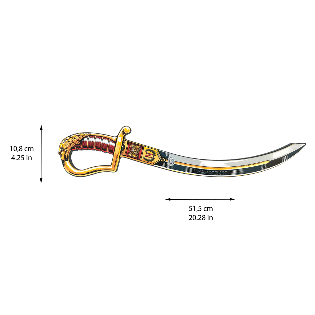 Liontouch Napoleon toy sword for children for dress-up and play