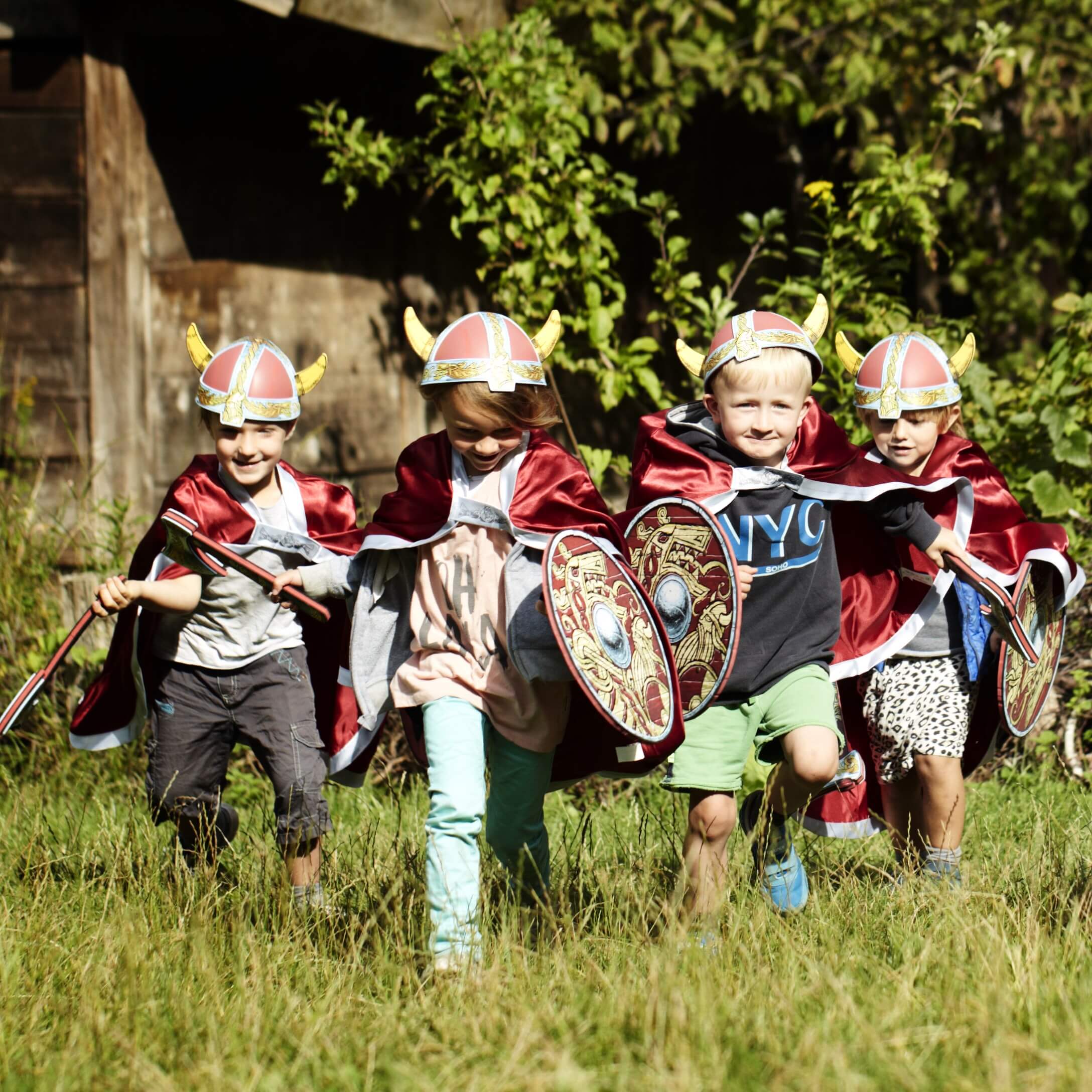 Experience the Viking Age with Liontouch's Classic Nordic Viking Helmet