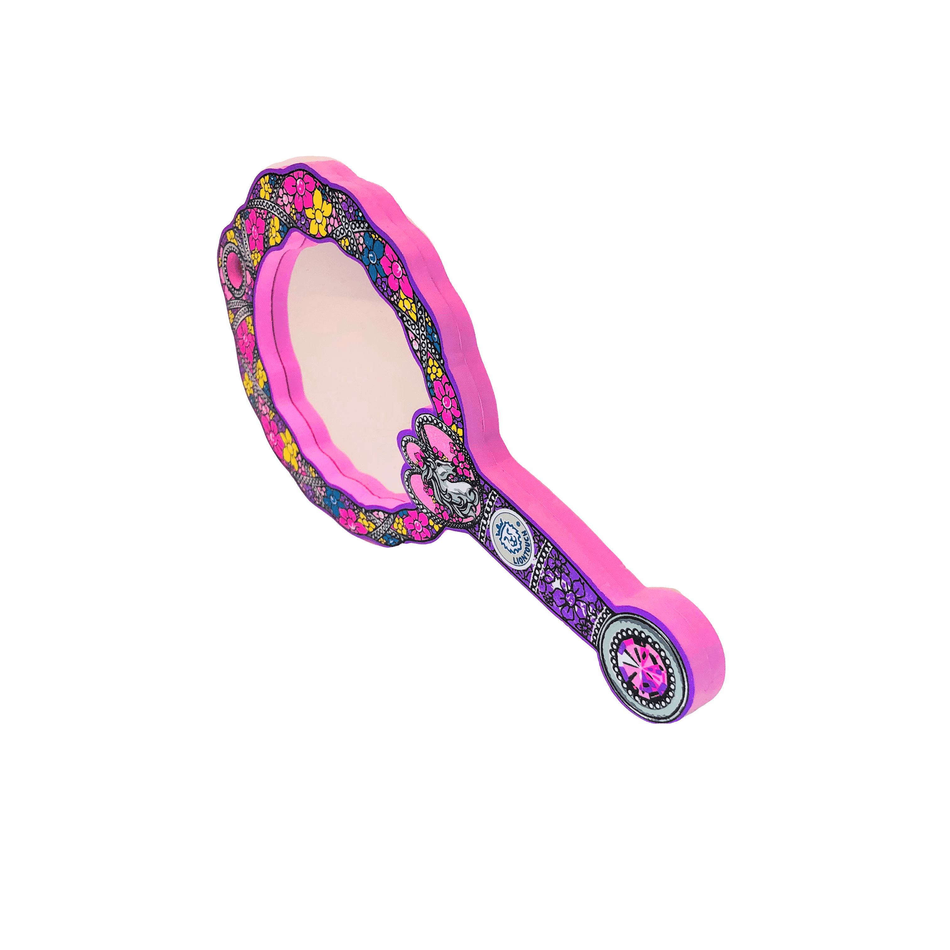 Liontouch Princess Mirror with Flower and Unicorn Theme