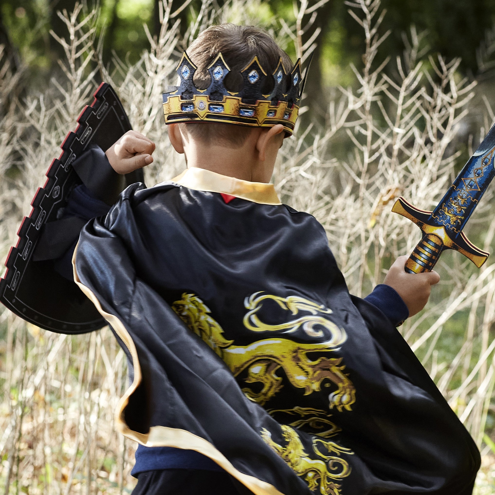 Liontouch Triple Lion Crown - Symbol of kingship and honor
